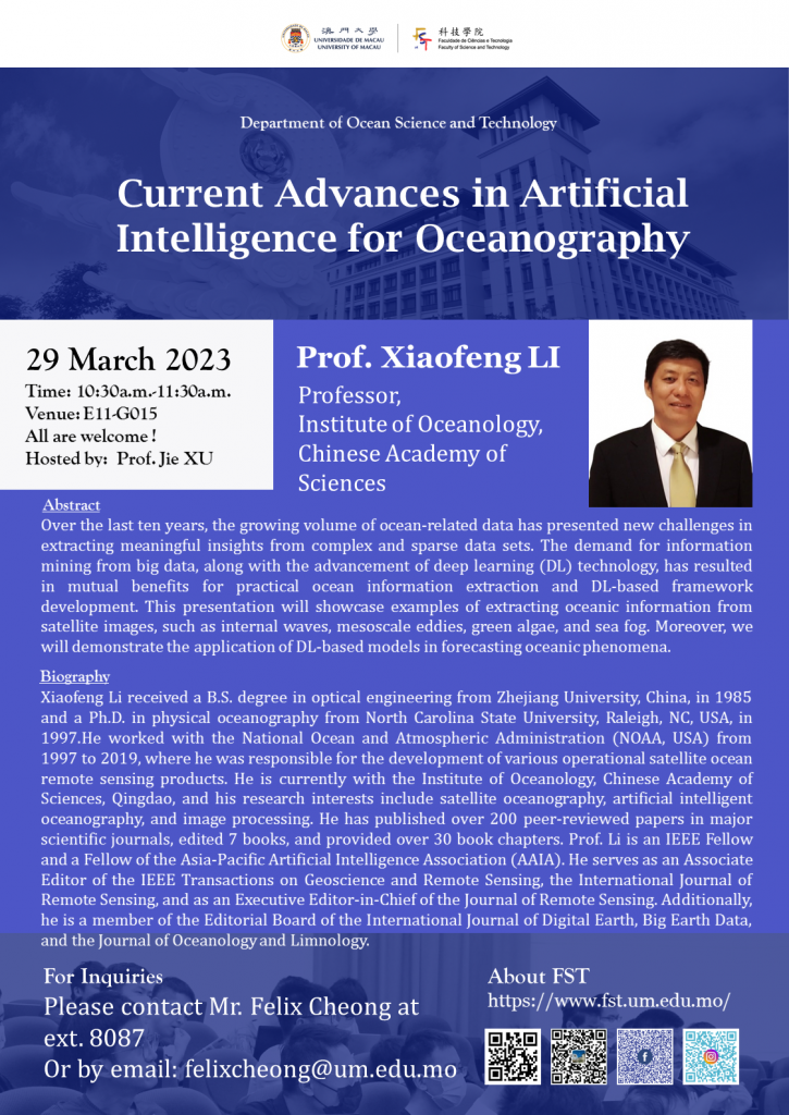 293, 2023Current Advances in Artificial Intelligence for Oceanography – Centre for Regional ...